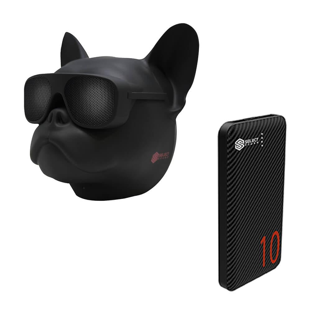 Paquete de Bocina Dog y Power bank SELECT SOUND Bocina bluetooth negra ...
