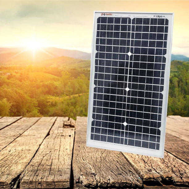 Panel solar Monocristalino 30 watts Master MP-CELDA30W | Walmart en línea