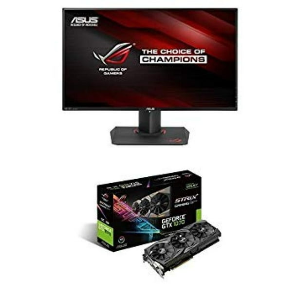 Kit Monitor Gamer ASUS ROG 27'' 4K G-SYNC + GTX 1070 8GB | Bodega ...
