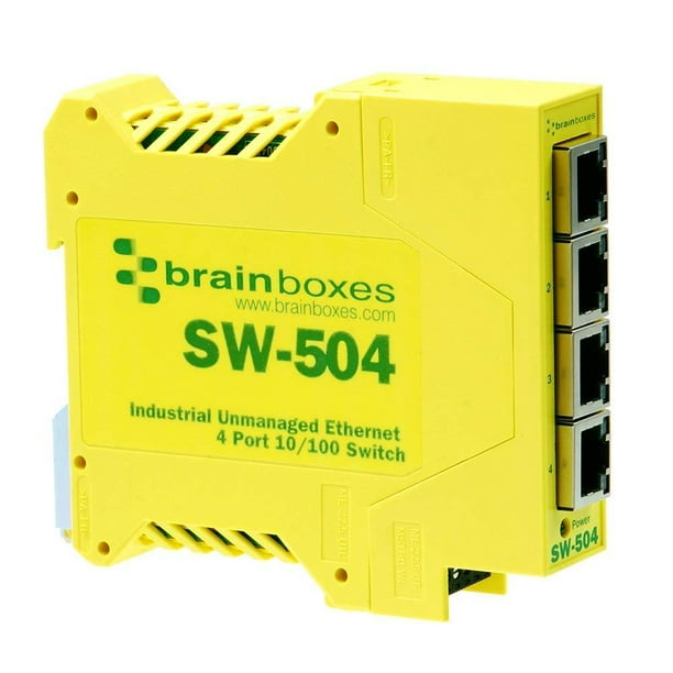 Interruptor Brainboxes Sw-504 Montaje En Riel Din 4 Puertos BRAINBOXES SW-504 | Walmart en línea