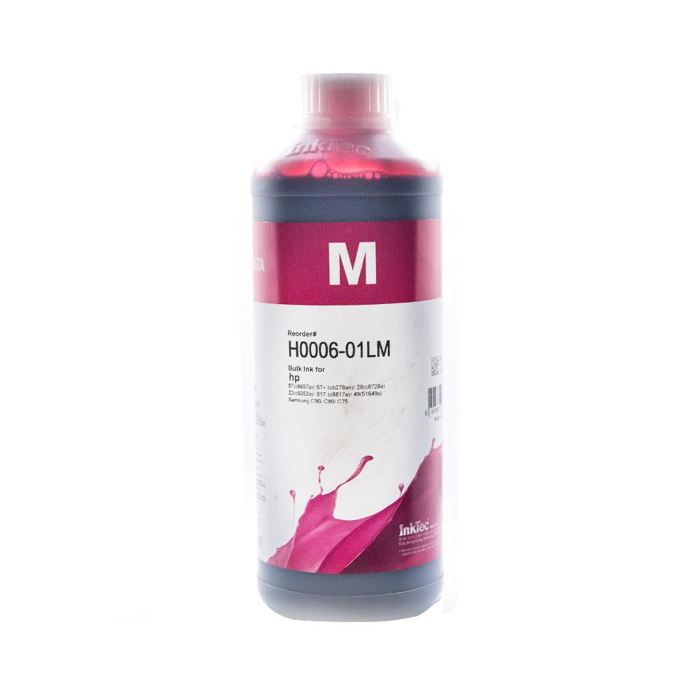 Litro de Tinta para HP Dye Magenta Inktec H0006-01LM | Bodega Aurrera en línea