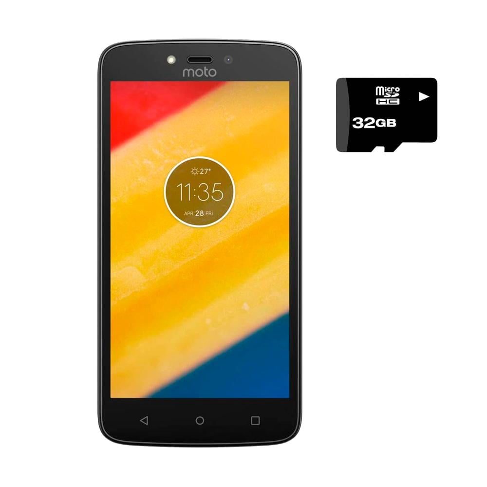 Smartphone MOTOROLA Moto C Plus 16GB 1GB Ram más micro sd de 32GB Negro ...