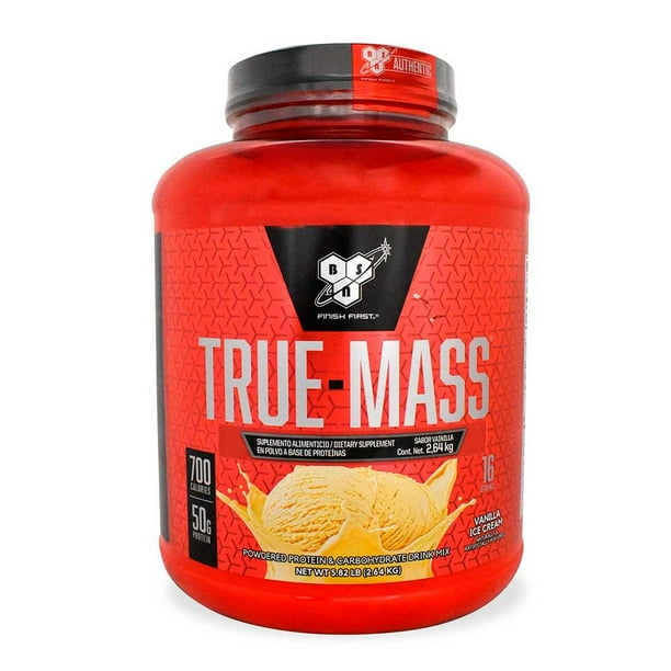 Proteína Ganador de peso BSN True Mass 5.82 Lbs Vainilla | Walmart en línea