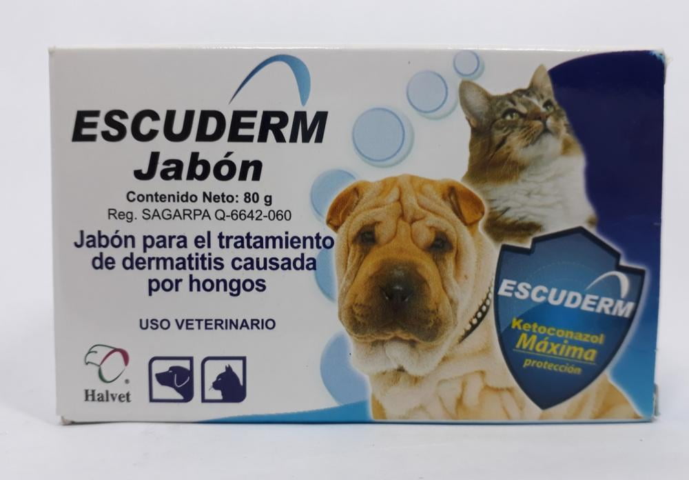 Jabón para el tratamiento de dermatitis causada por hongos Escuderm ...