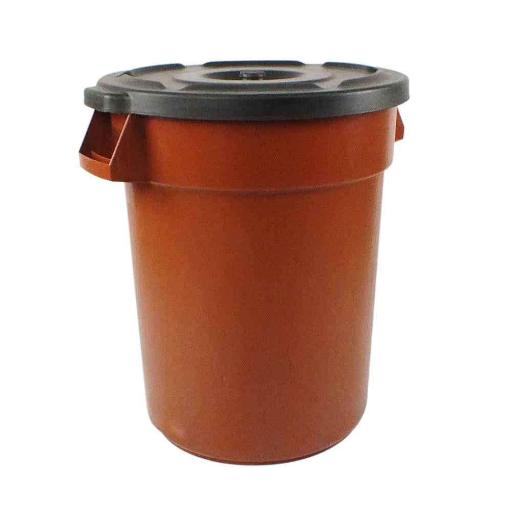Bote de Basura Cafe 32 Galones con Tapa Negra FoodKeepers FKB-32G ...