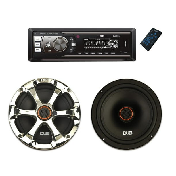 Combo de autoestéreo y bocinas AUDIOBAHN AUDIOBAHN DUBMU45-DUB265 ...