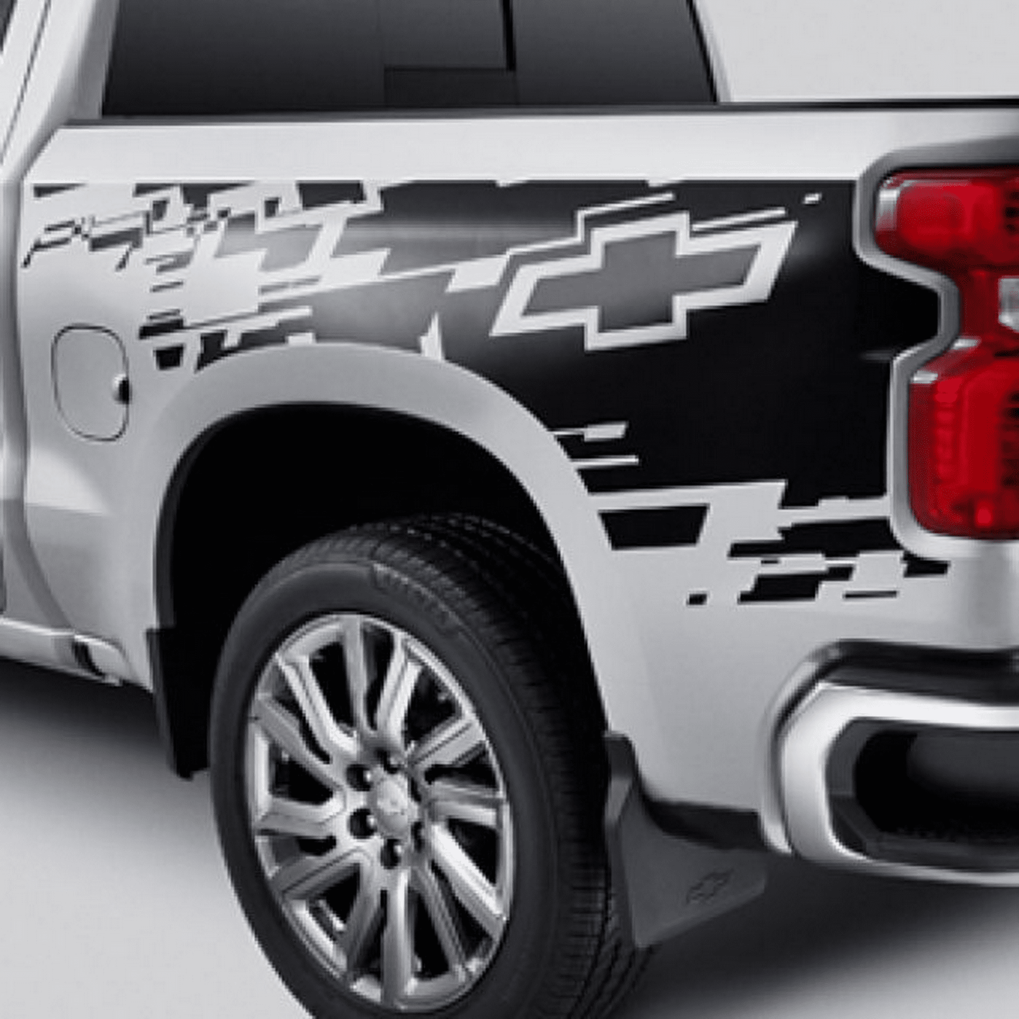 Calcomanía Lateral Para Caja C/logo Chevrolet Para Silverado GM PARTS ...