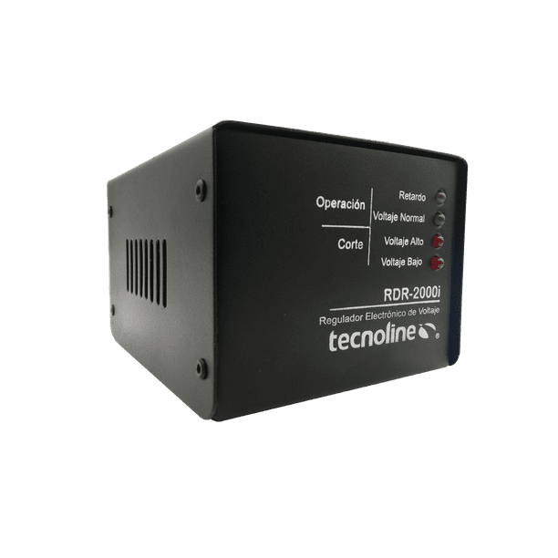 Regulador de Voltaje Tecnoline® RDR-2000iN / 2000w 16A Para Refrigerador, Lavadora, Secadora ...