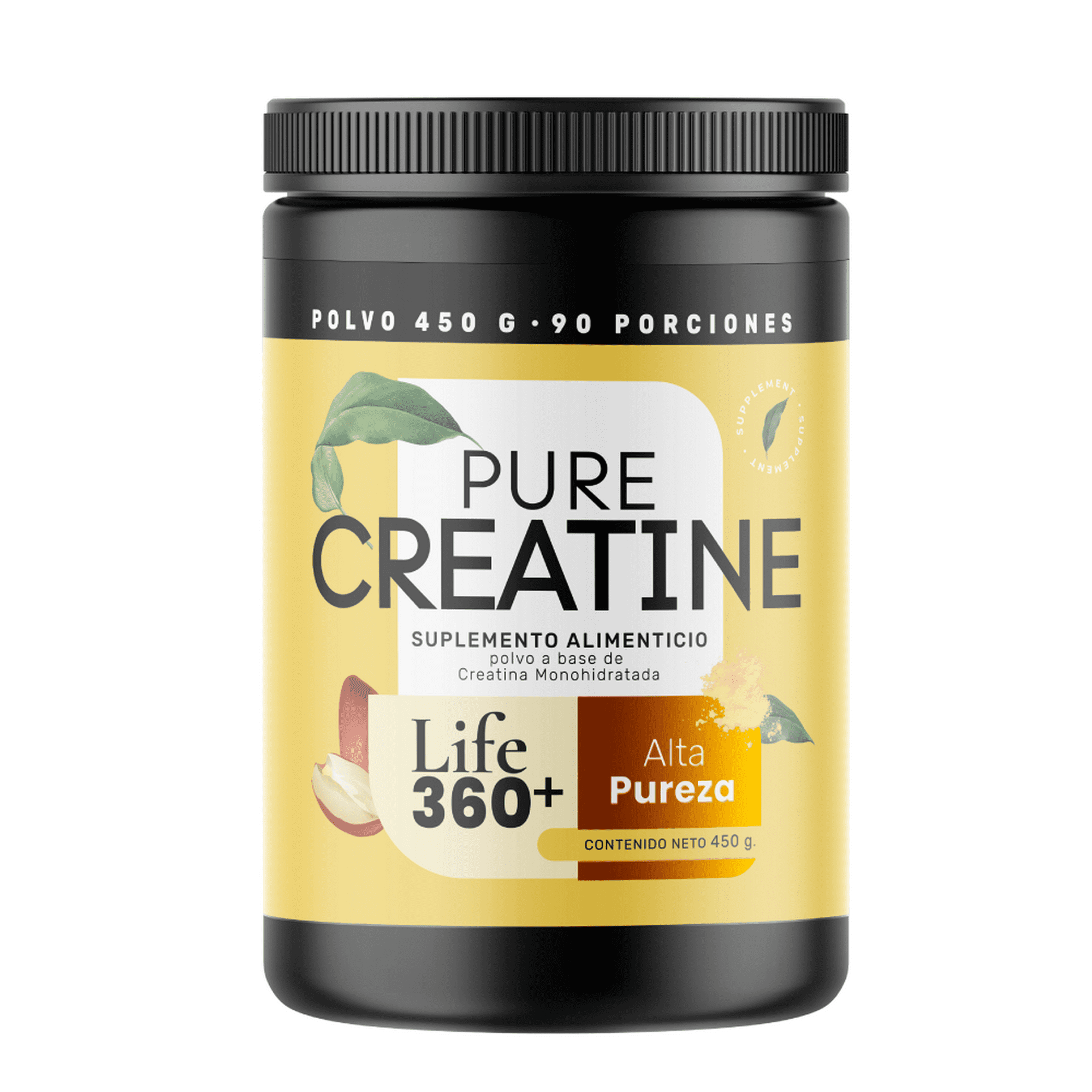Suplemento Alimenticio en Polvo 450g para 90 Días PURE CREATINE ...