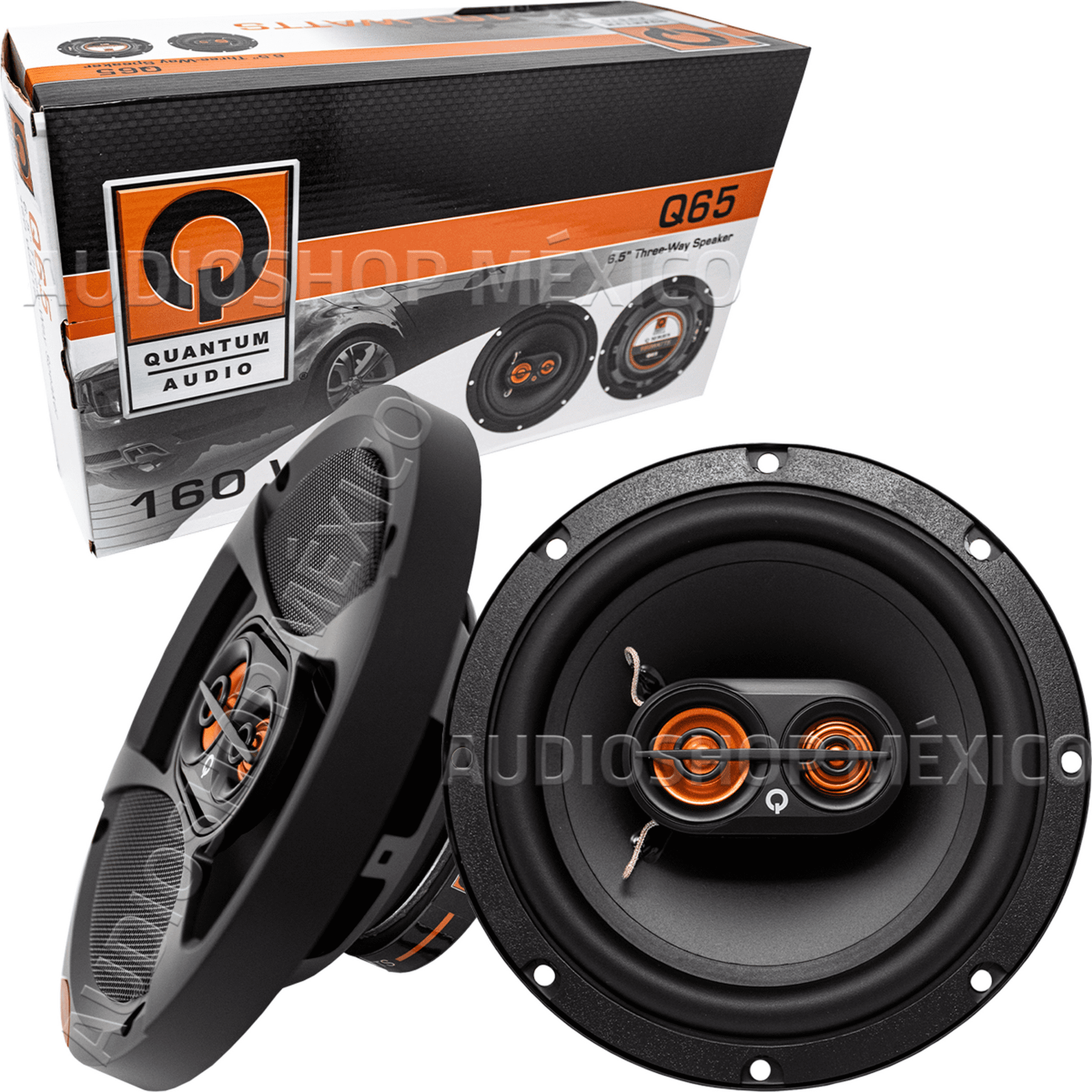Bocinas Medios Rangos Quantum Audio Q65 160 Watts 6.5 Pulgadas 3 Vías ...