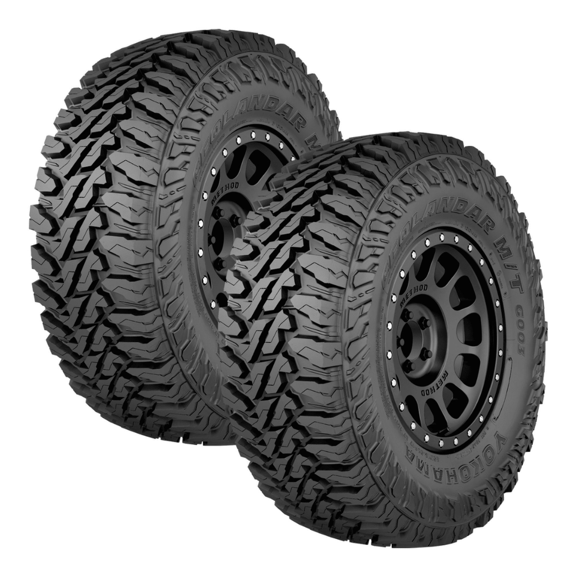 Paquete de 2 Llantas 35X12.50 R17 121Q YOKOHAMA GEOLANDAR M/T G003 ...