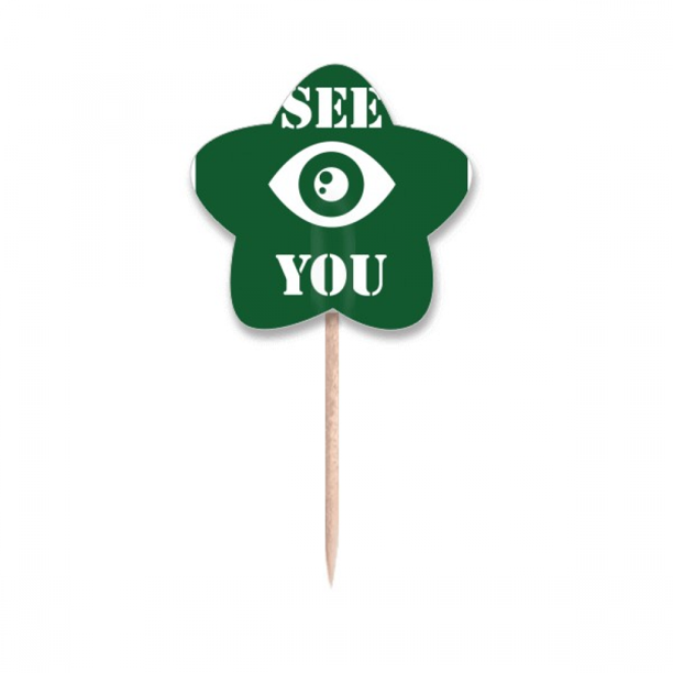 Adiós ver ojos mirada Selección de pastelitos Star lable Flag en ...