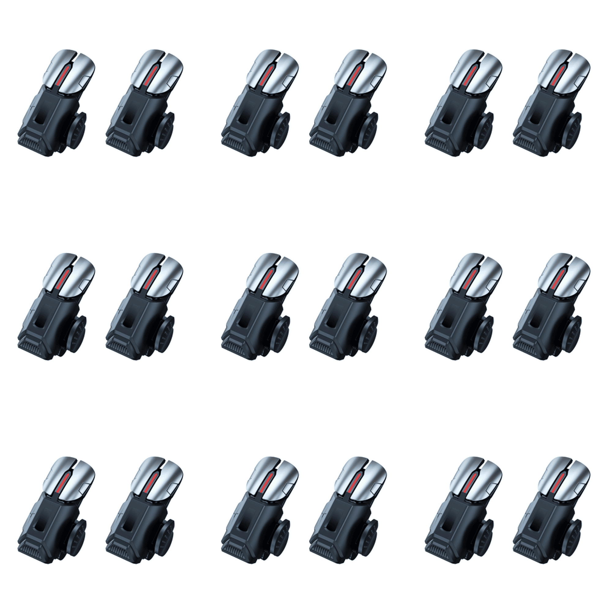 2x 6 Finger Controller Gaming Aim Shooting Triggers Botón para PUBG ...