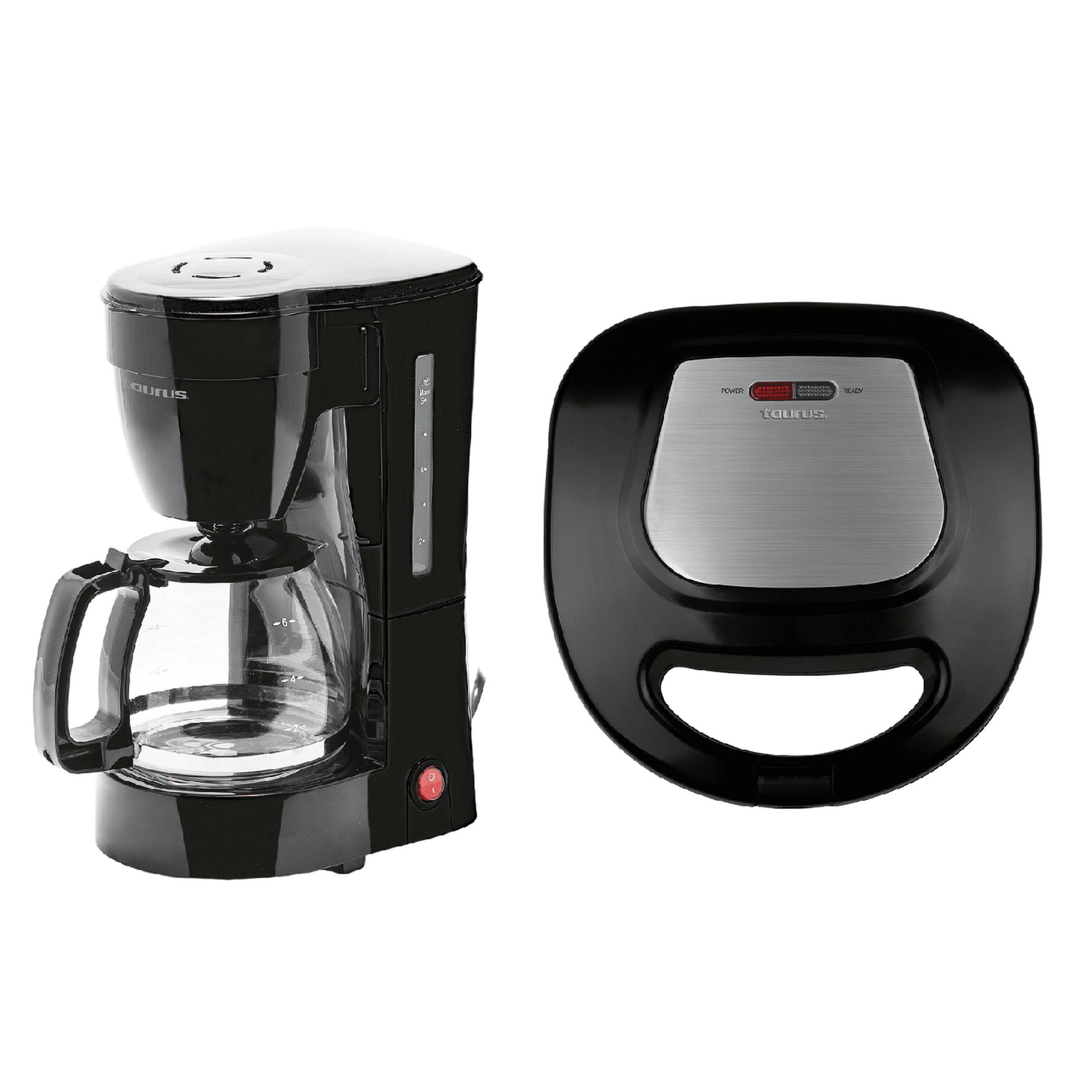 COMBO TAURUS CAFETERA DE GOTEO COFFEMAX Y SANDWICHERA Taurus COFFEMAX6 - LANCHE MAX | Walmart en ...