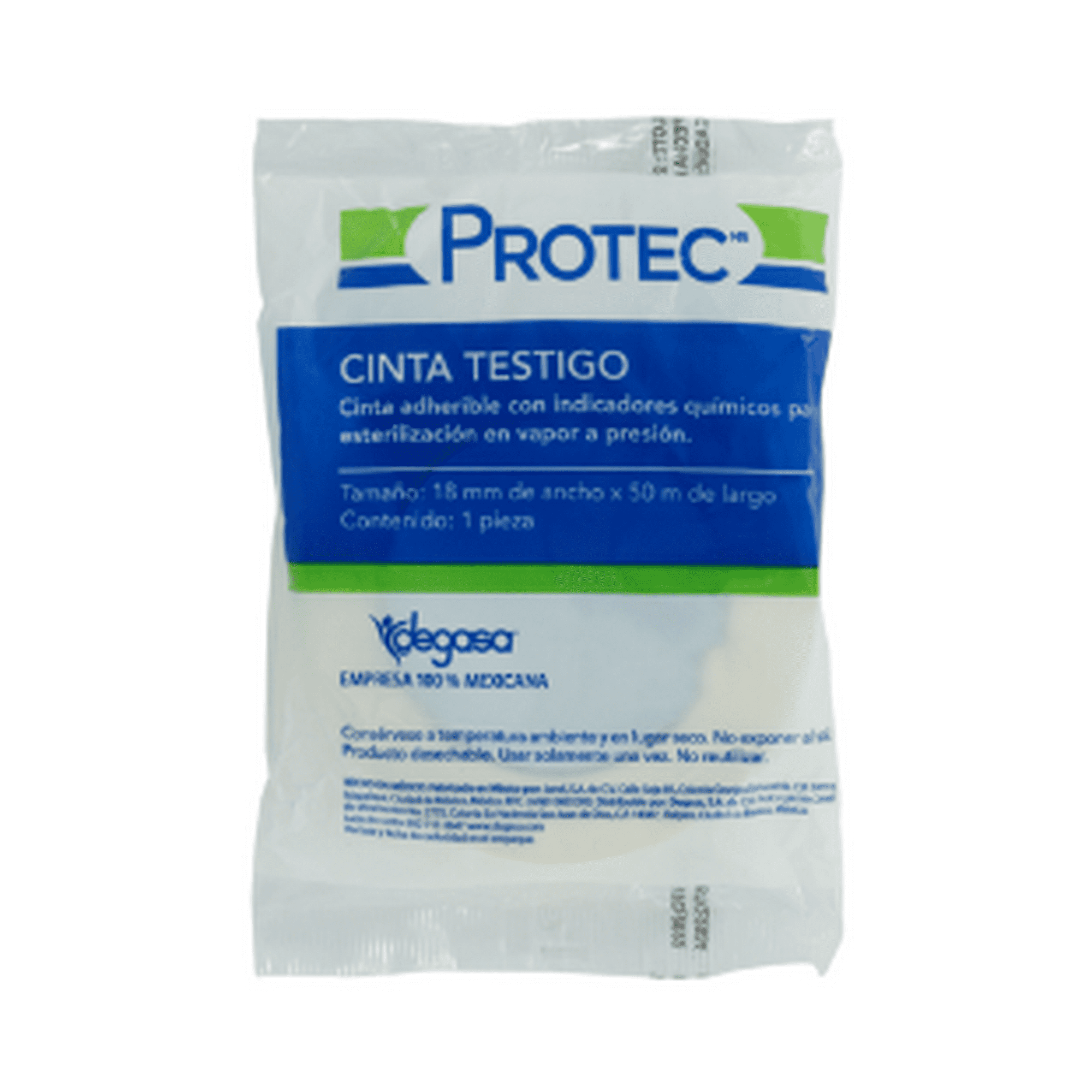 Cinta Testigo 1 Pieza Adherible Desechable Para Esterilización Protec ...