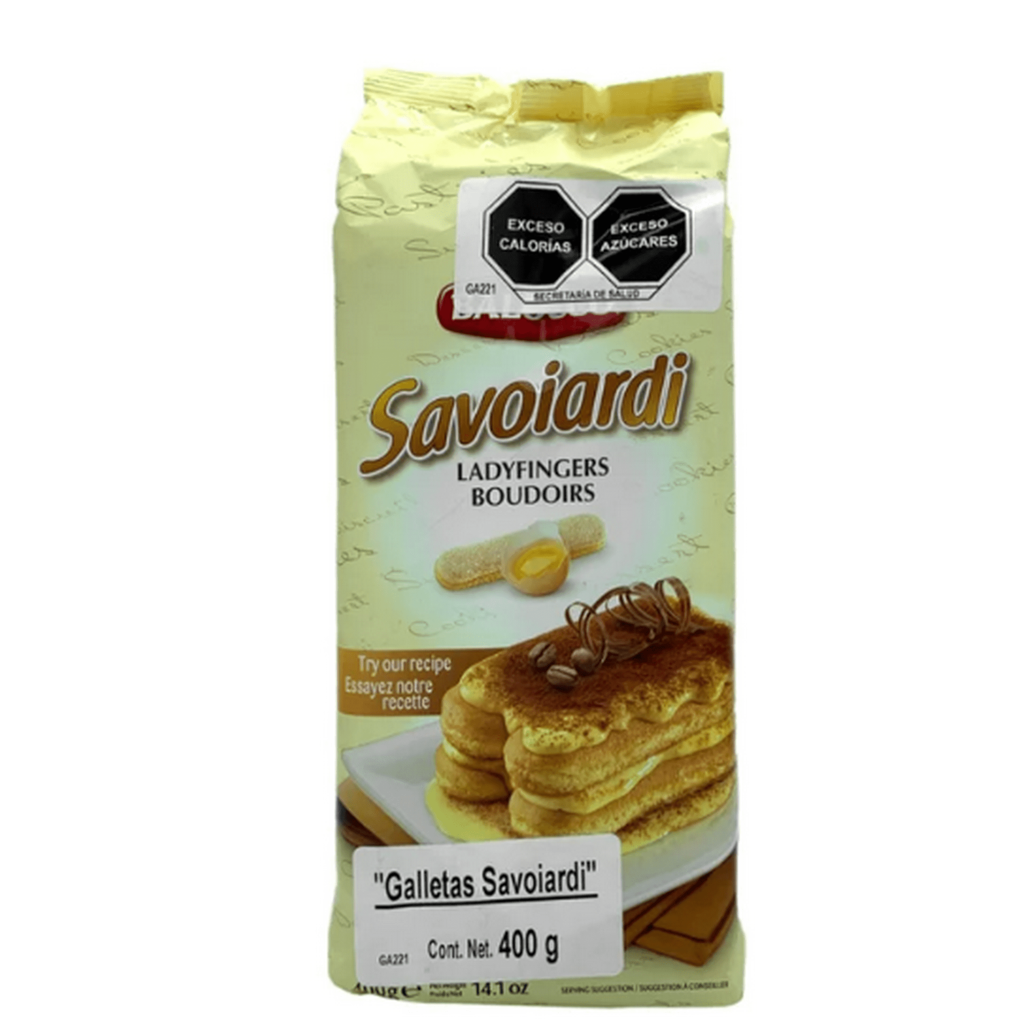 Galleta Soleta Balocco 400 gr 2 Piezas Ideal para Postres y Tiramisú ...