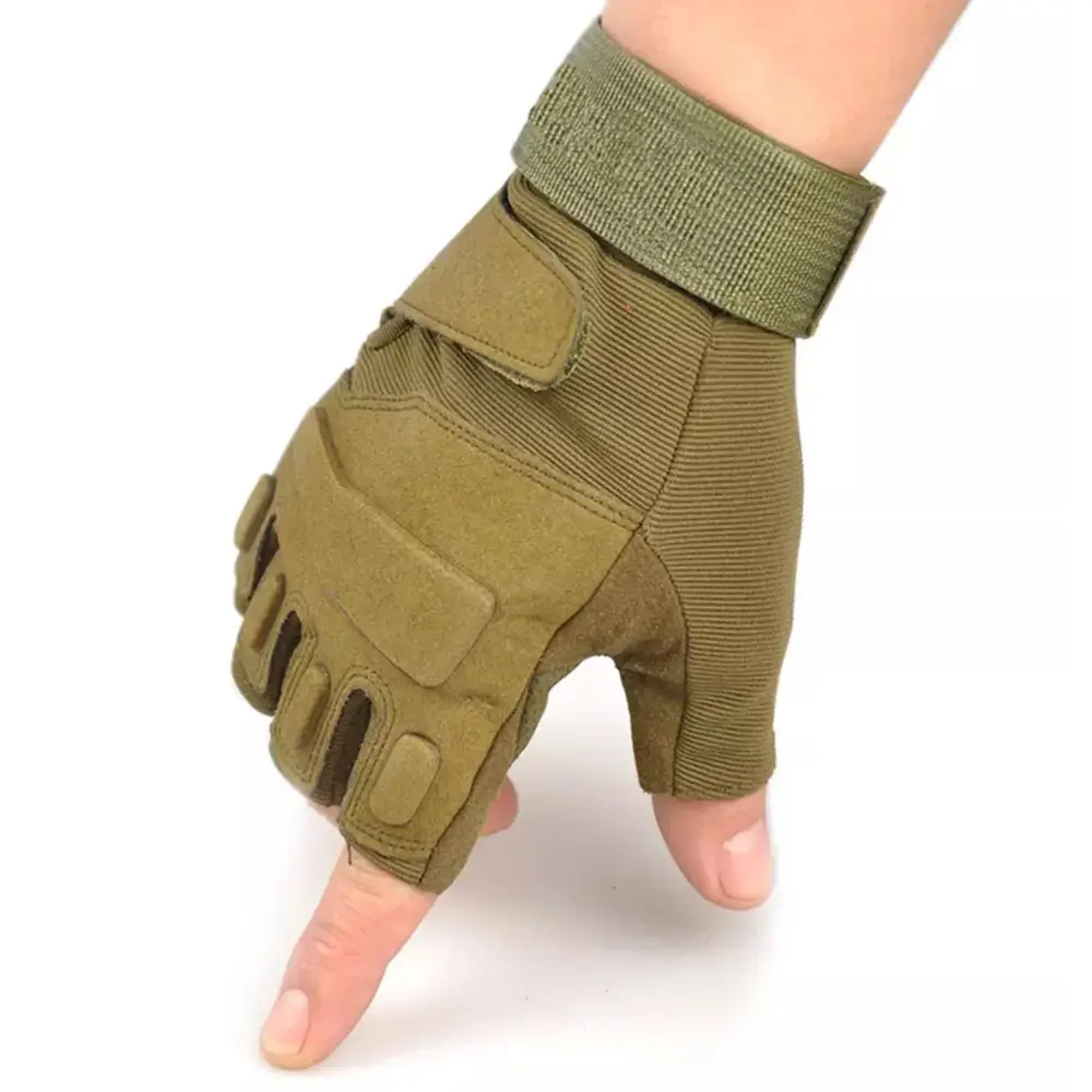 Guantes tácticos hechos para hombres de combate con nudillos duros para ...