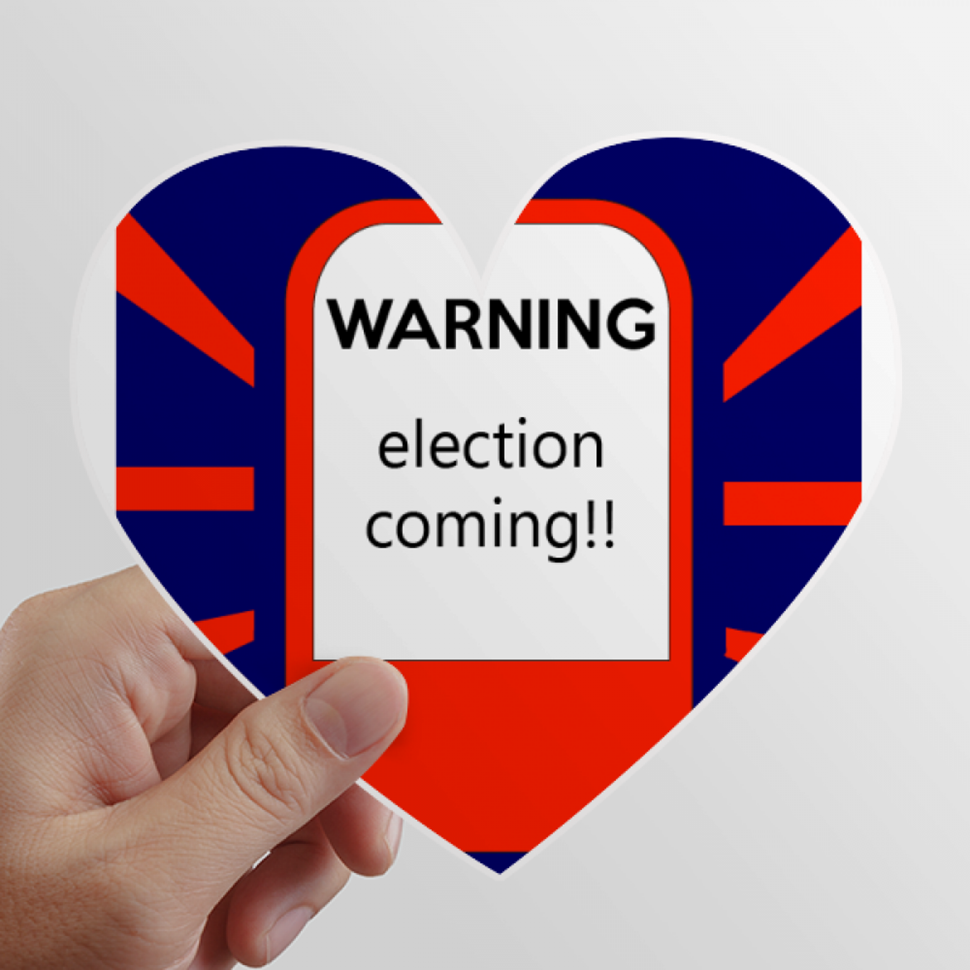 Elección de cierre alarma alerta rojo Calcomanías cardíacas,calcomanías ...