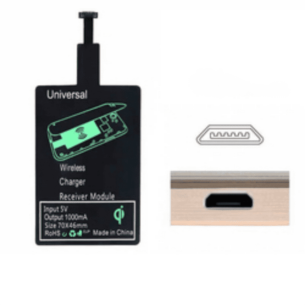 Micro-usb Receptor De Cargador Inalámbrico Universal | Walmart en línea