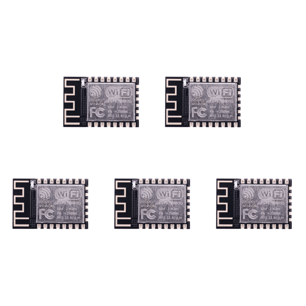 Módulo WIFI ESP8266 Serial Inalámbrico ESP-12E/ESP-12F Electrónico (ESP-12F) 5 Piezas | Walmart ...