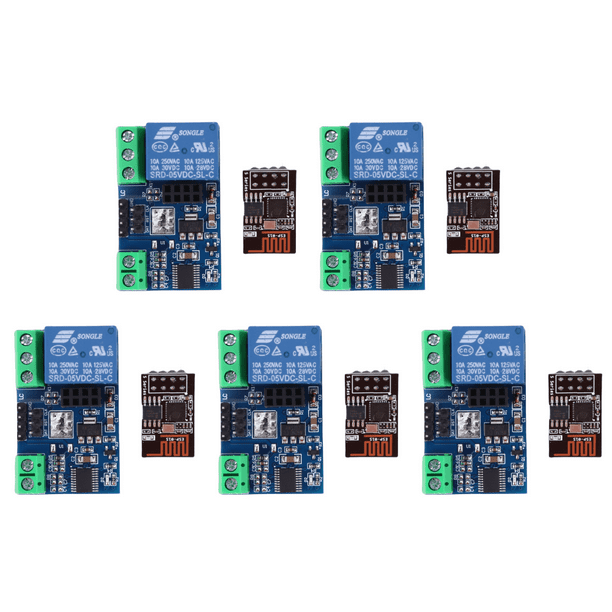 Módulo WIFI de relé 5V/12V ESP8266 Placa de control WiFi para Arduino ...