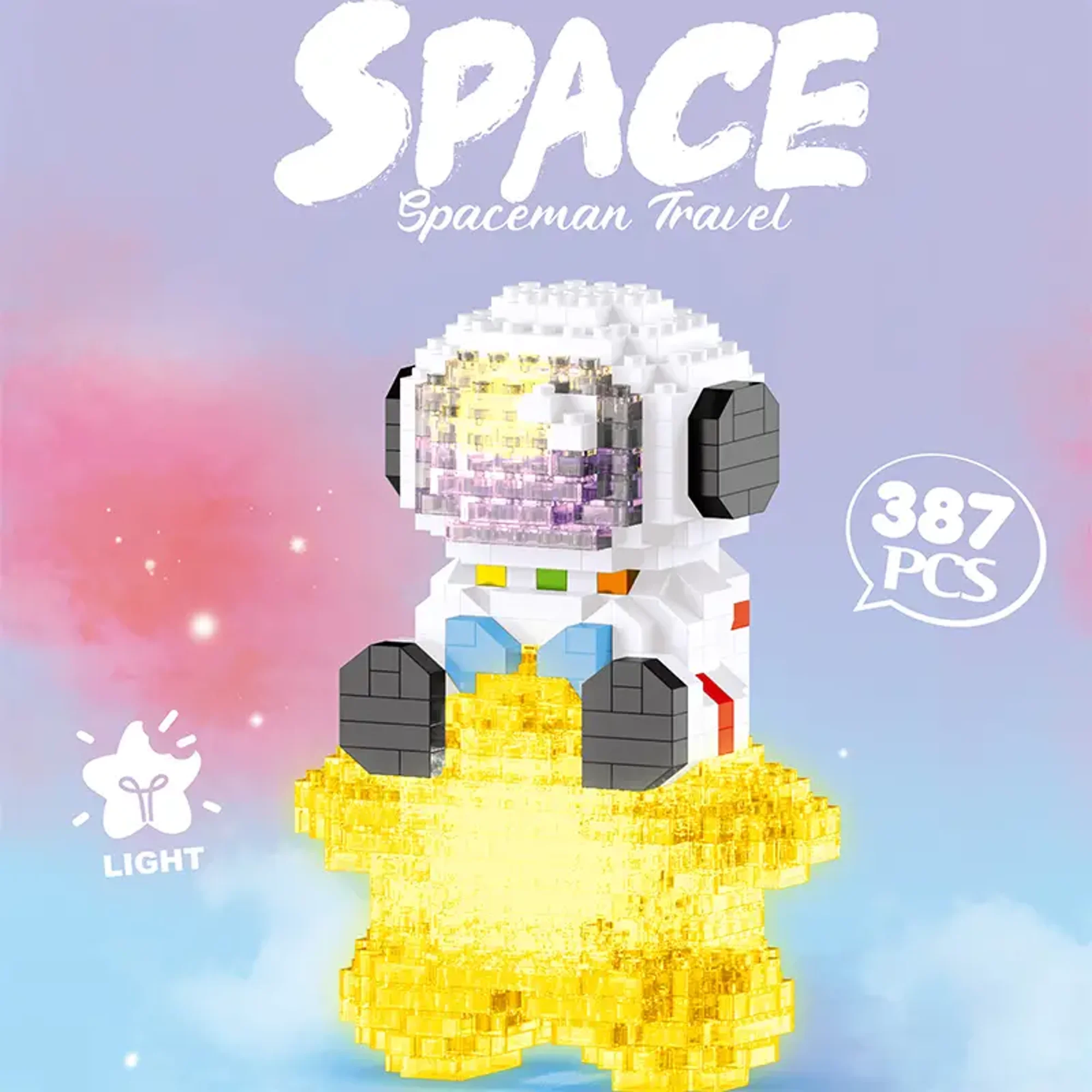400pcs Astronaut Building Block, Micro Grain Building Block Suit, With ...