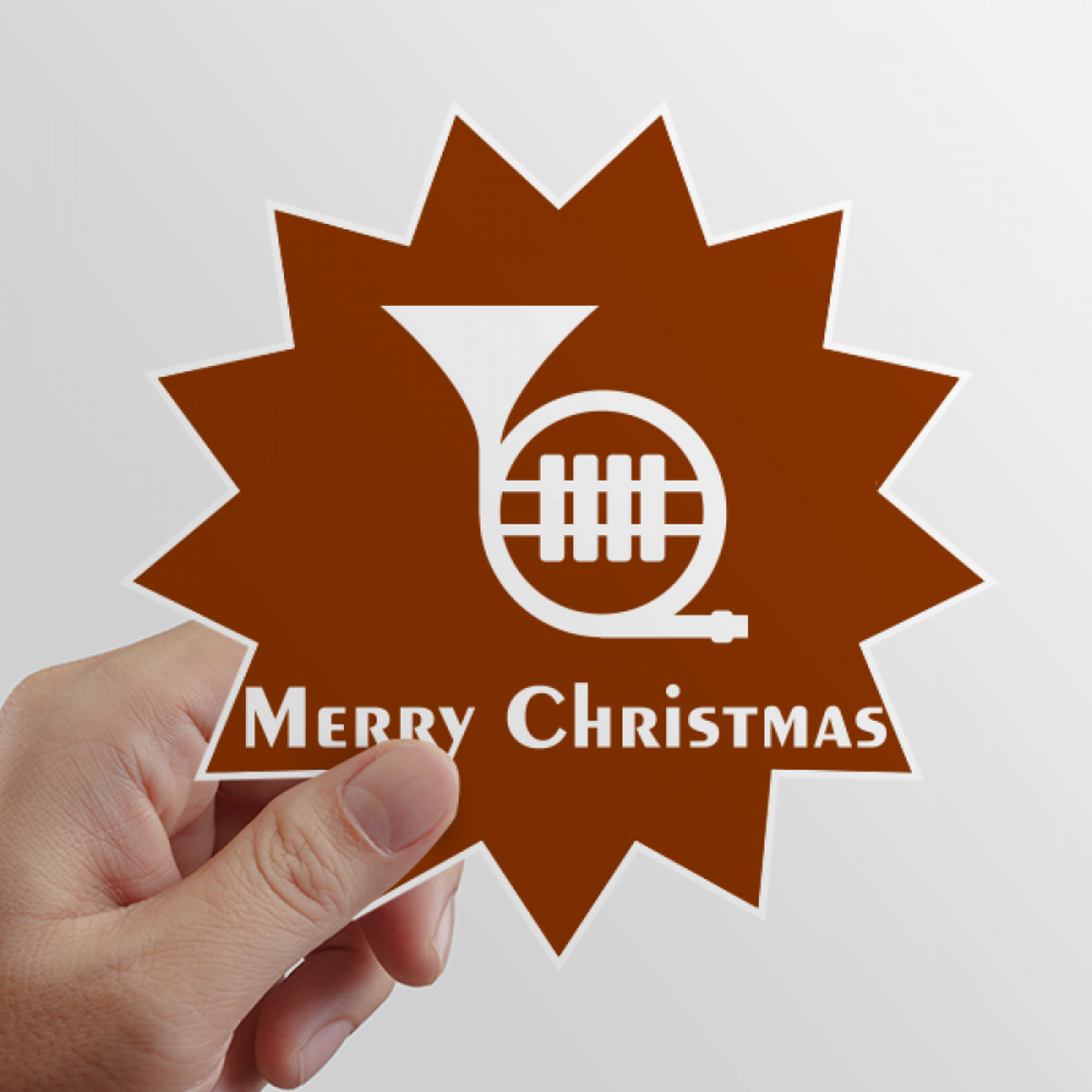 Instrumento de música de Navidad feliz Calcomanías solares de vinilo ...