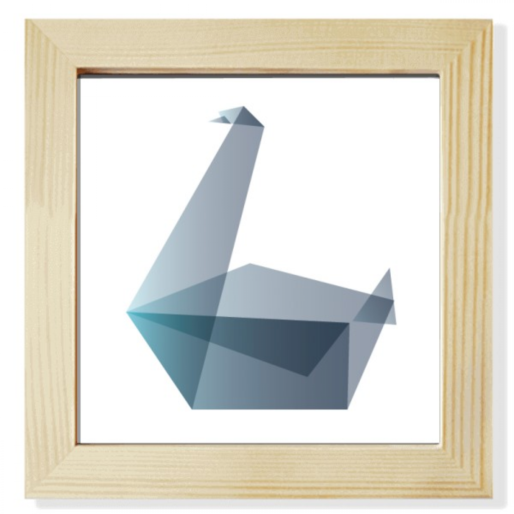 Origami ganso forma geométrica abstracta Pantalla de escritorio de ...