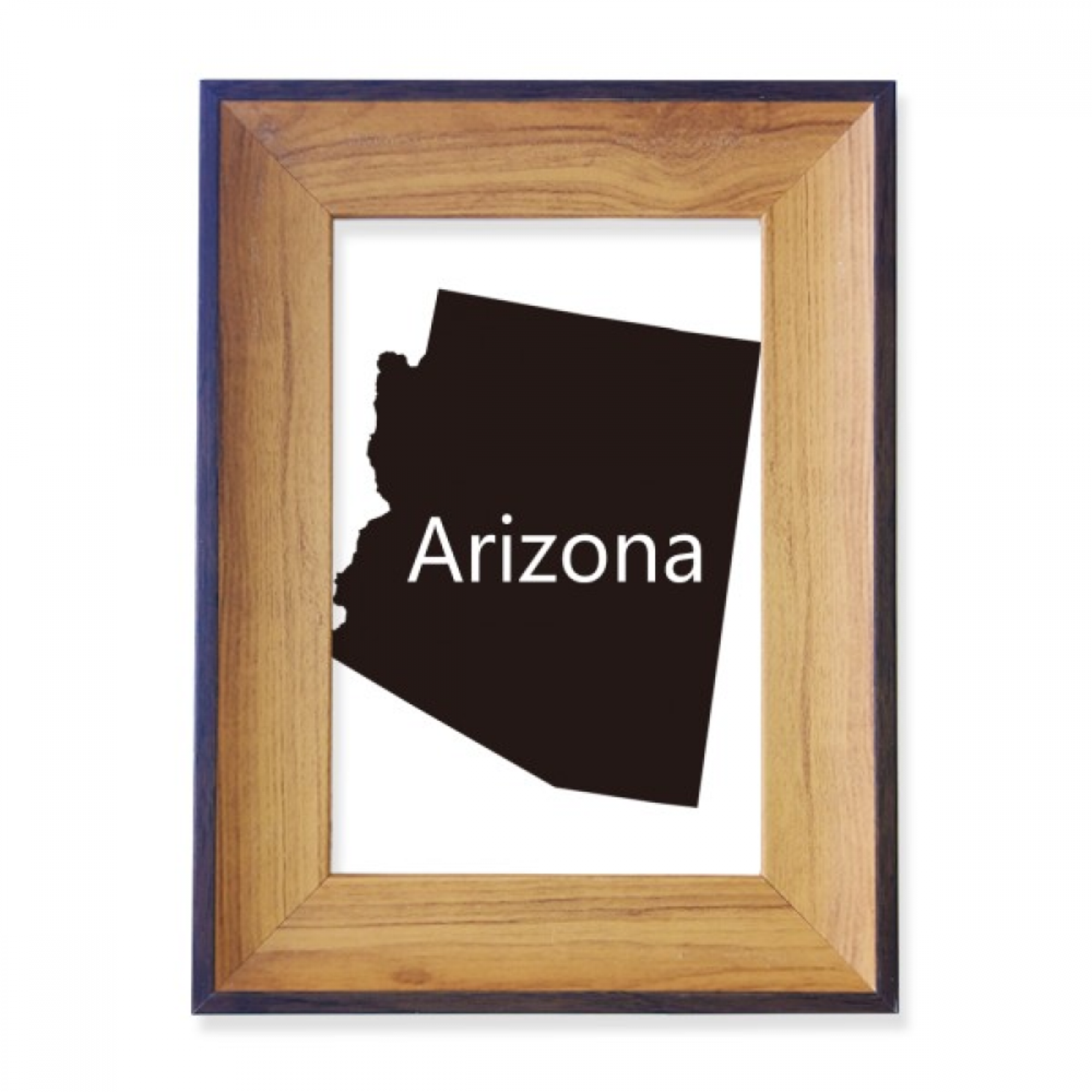 Mapa de Arizona de los Estados Unidos de América Marco de imagen marco ...