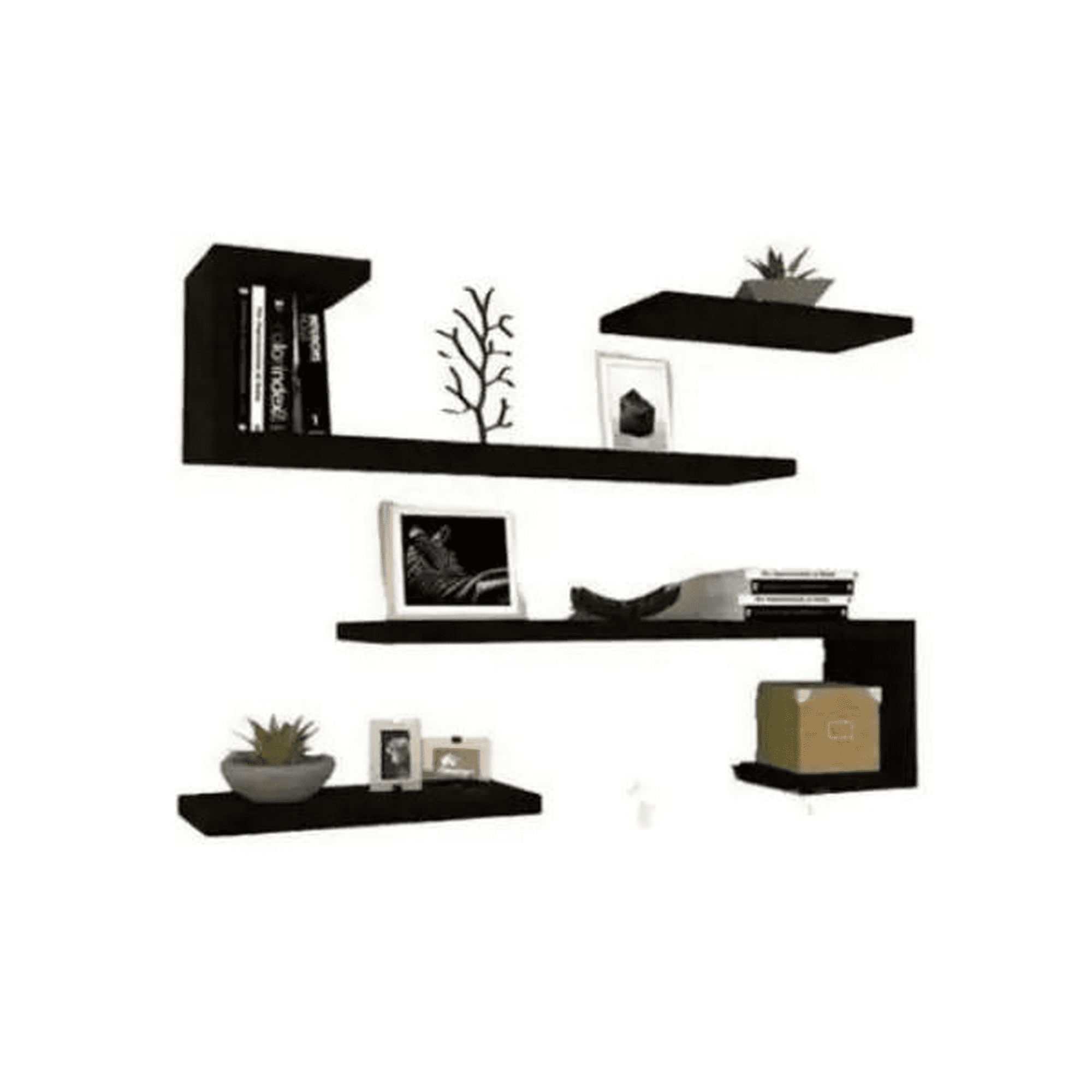 SET 4 Repisas Flotantes Libreros Empotrables en Pared Repisas Flotantes ...