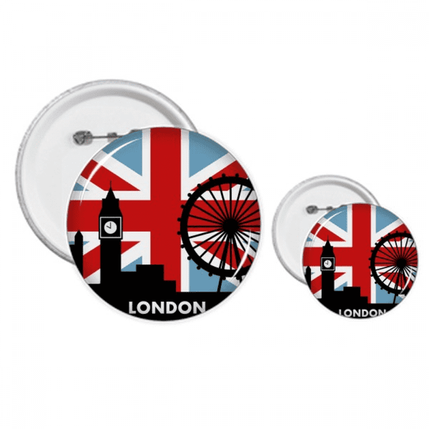Gran Bretaña Union Jack London Eye, el Big Ben bandera UK Insignia ...
