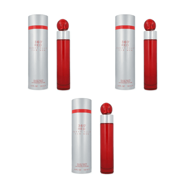 Paquete 3x2 360° Red 100 ml Edt Spray | Bodega Aurrera en línea