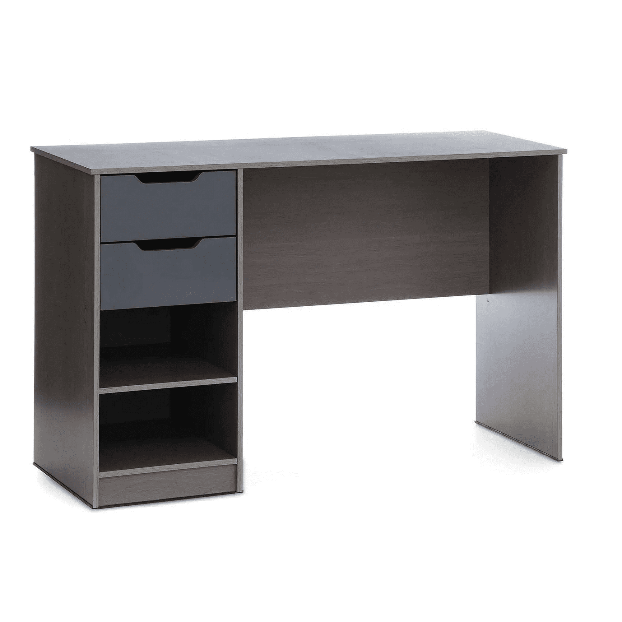 Escritorio Funcional Clermont con Cajones, Madera de Pino gris Grande The Shop 7502308511194 ...