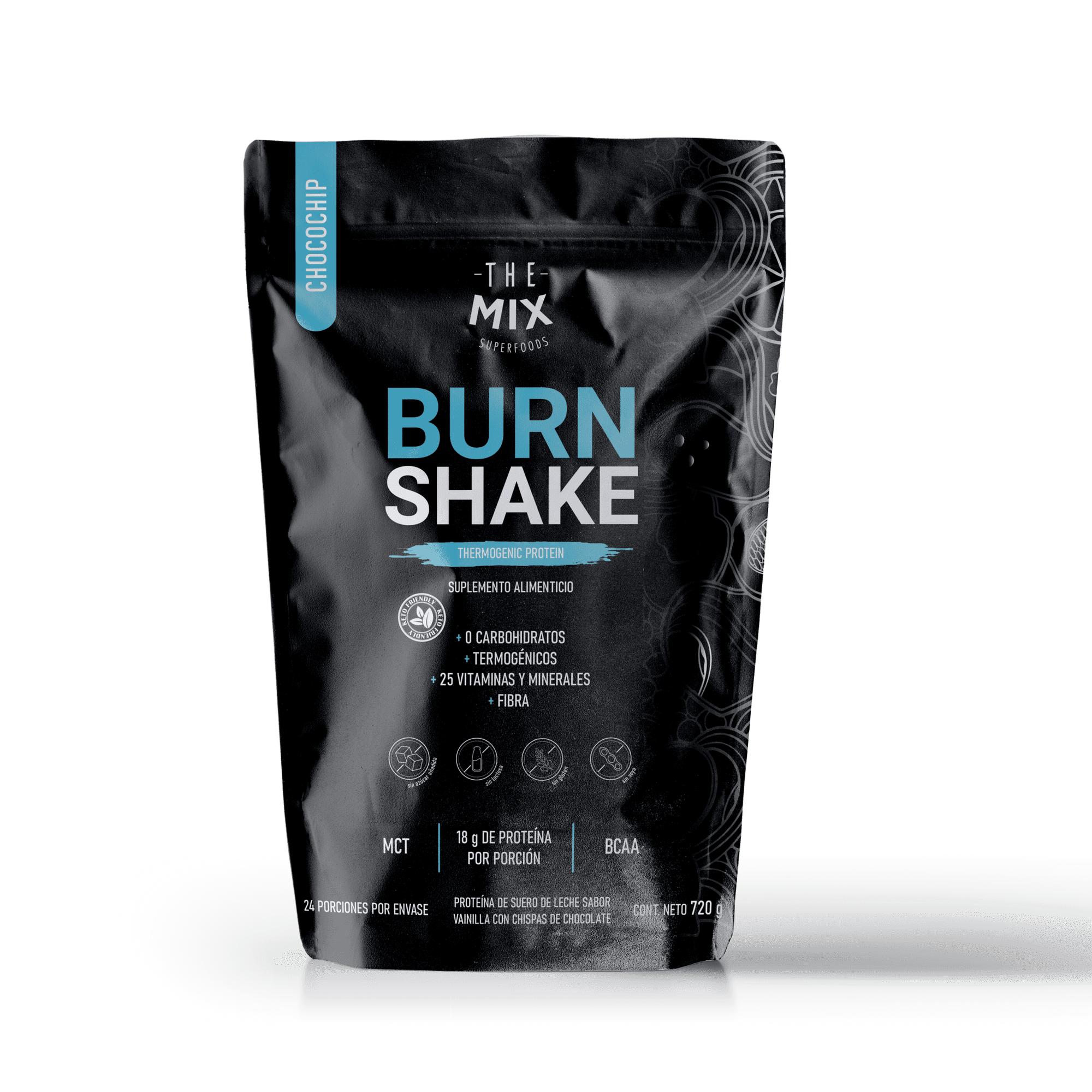 BURN SHAKE CHOCOCHIP The Mix Superfoods Proteína | Walmart en línea
