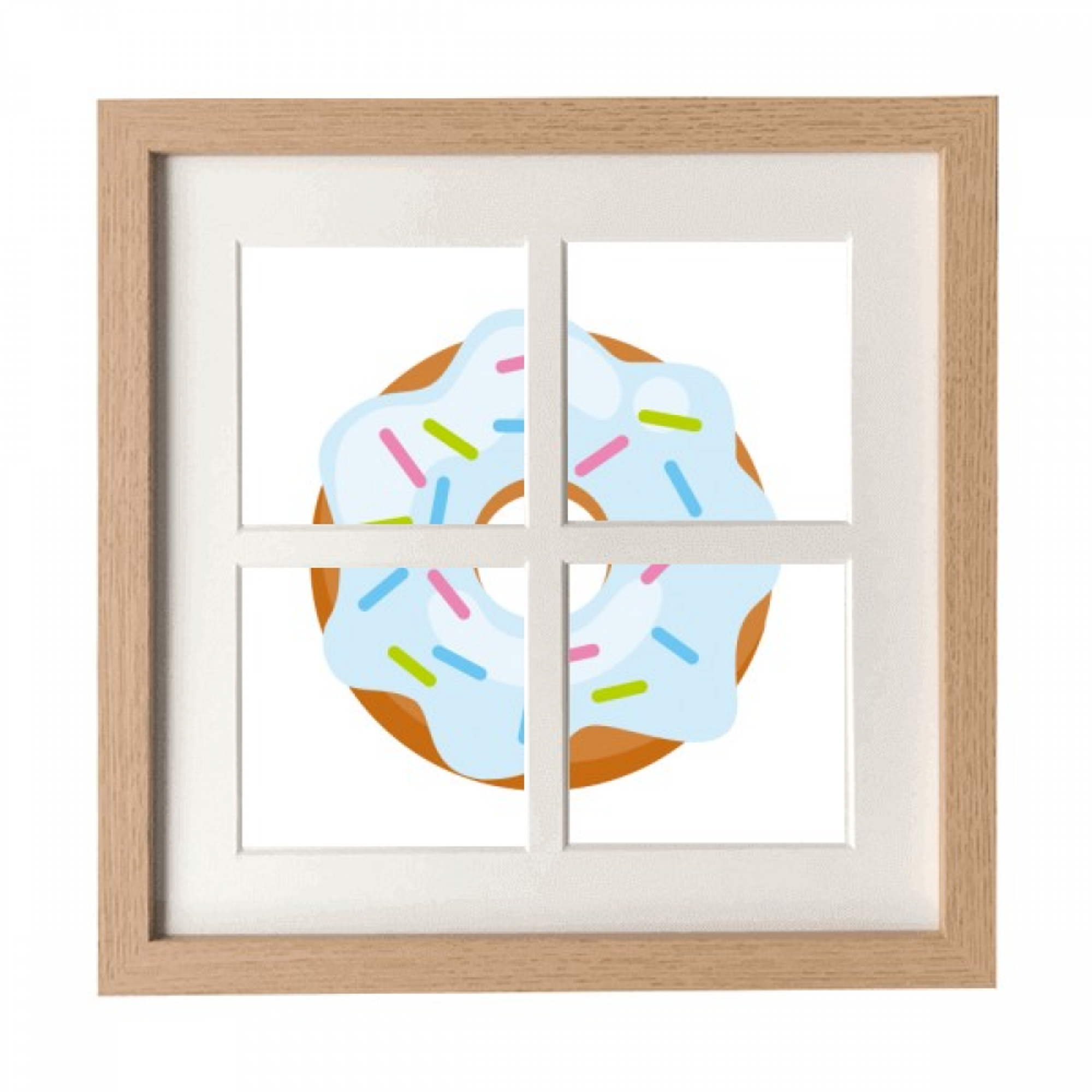 Postre dulce Azul dona alimentos Pantalla de escritorio de pared de ...