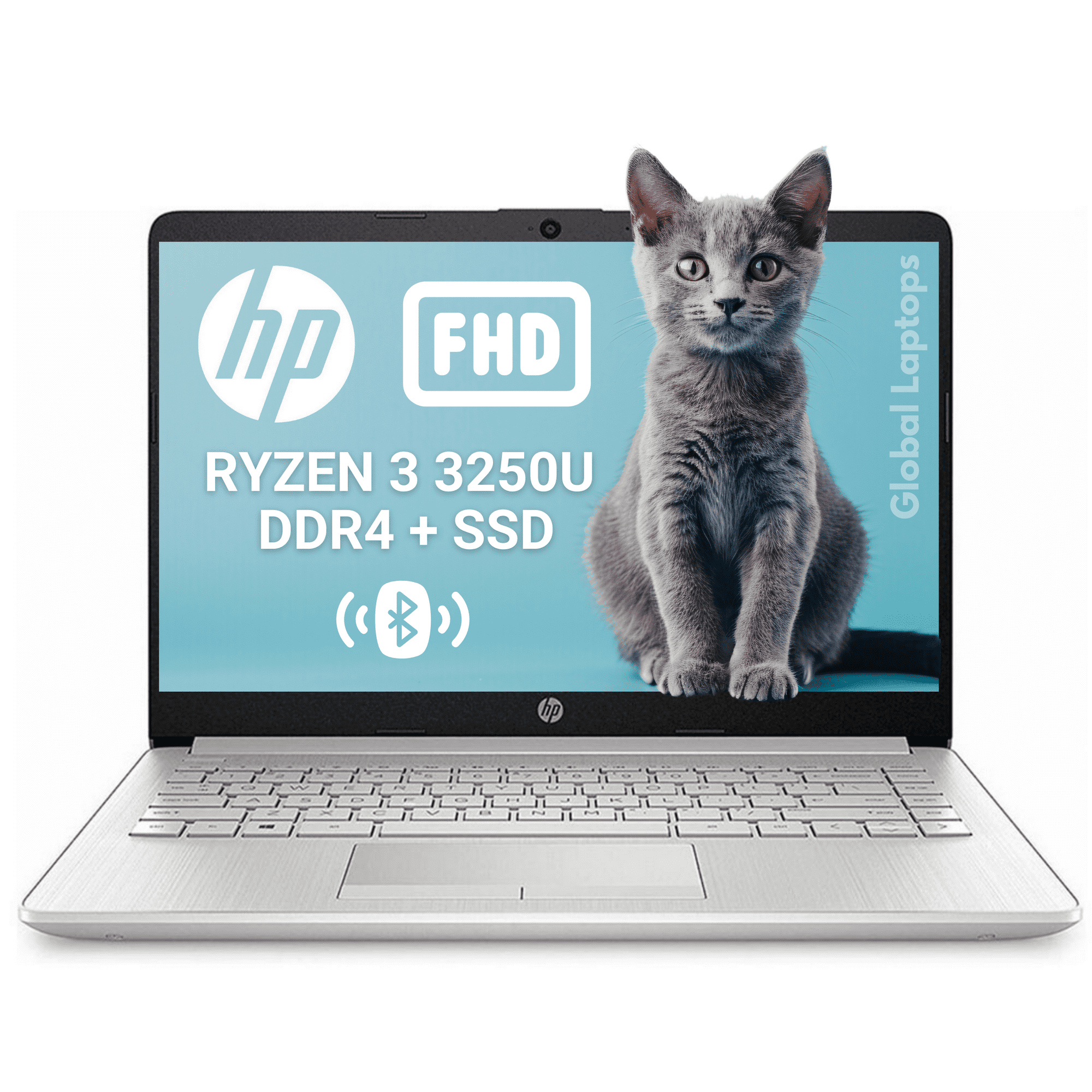 Laptop HP 14-FQ10 Ryzen 3, 4Gb Ram, 128 Ssd, 1080p FHD AMD | Bodega ...