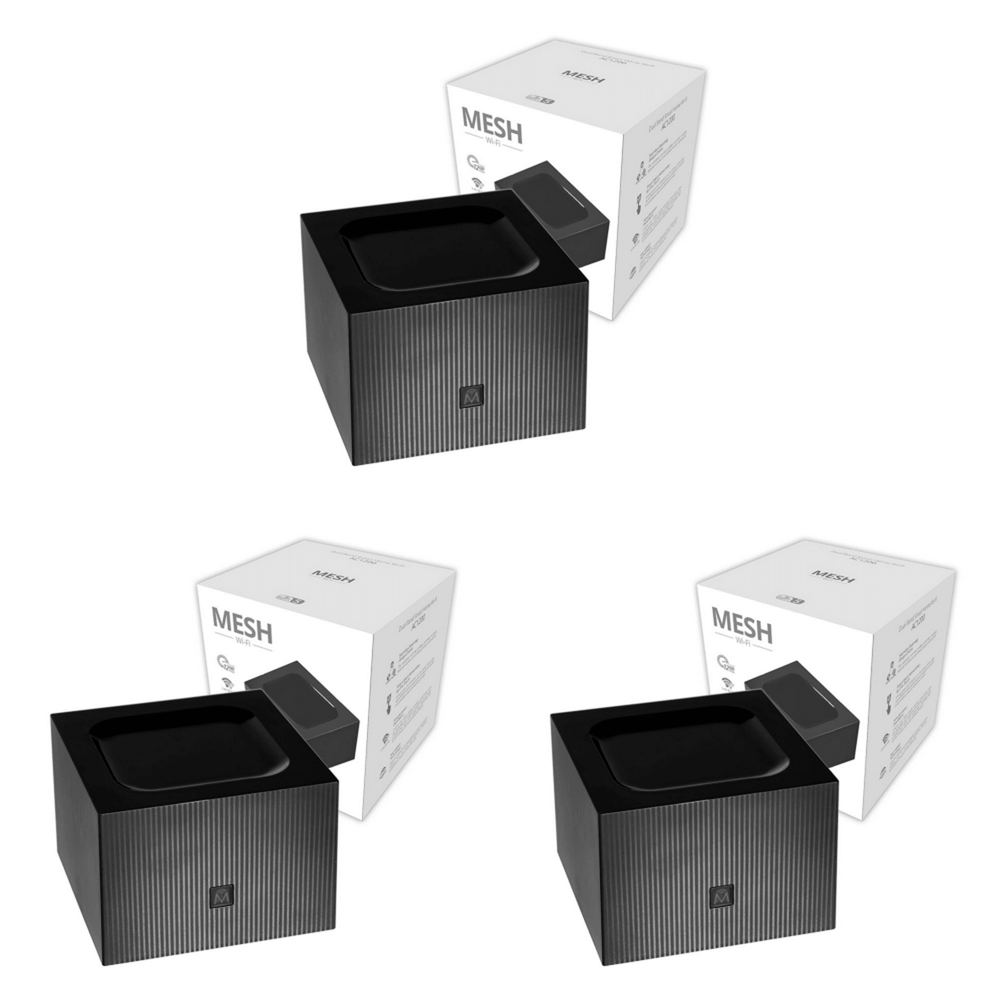 Enrutador de red AC1200M Sistema WiFi inalámbrico de malla para todo el ...