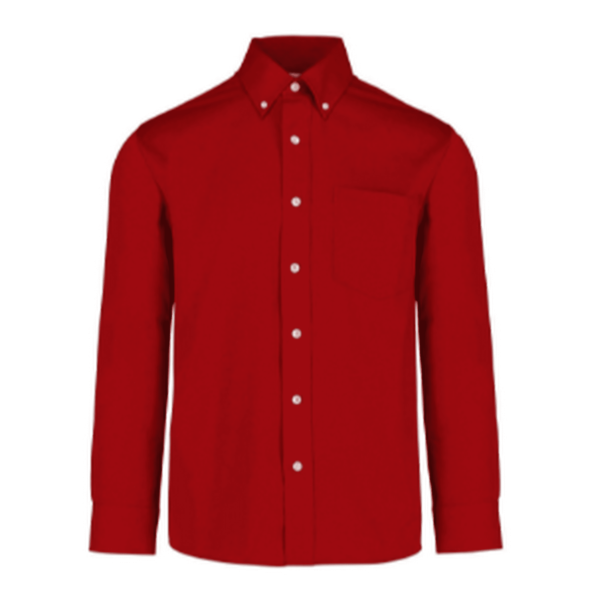Camisa de Gabardina Manga Larga para Caballero, Color Rojo, Talla Extra ...