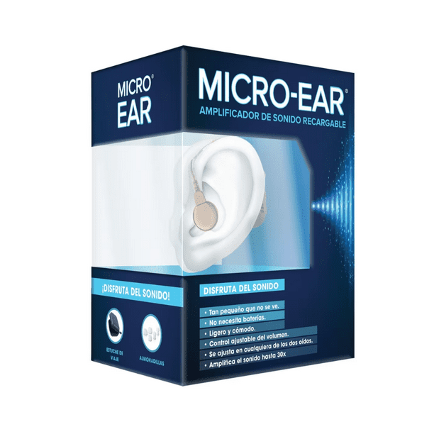 Audifono de Sonido Micro-Ear Recargable MicroEar A-132 | Bodega Aurrera ...