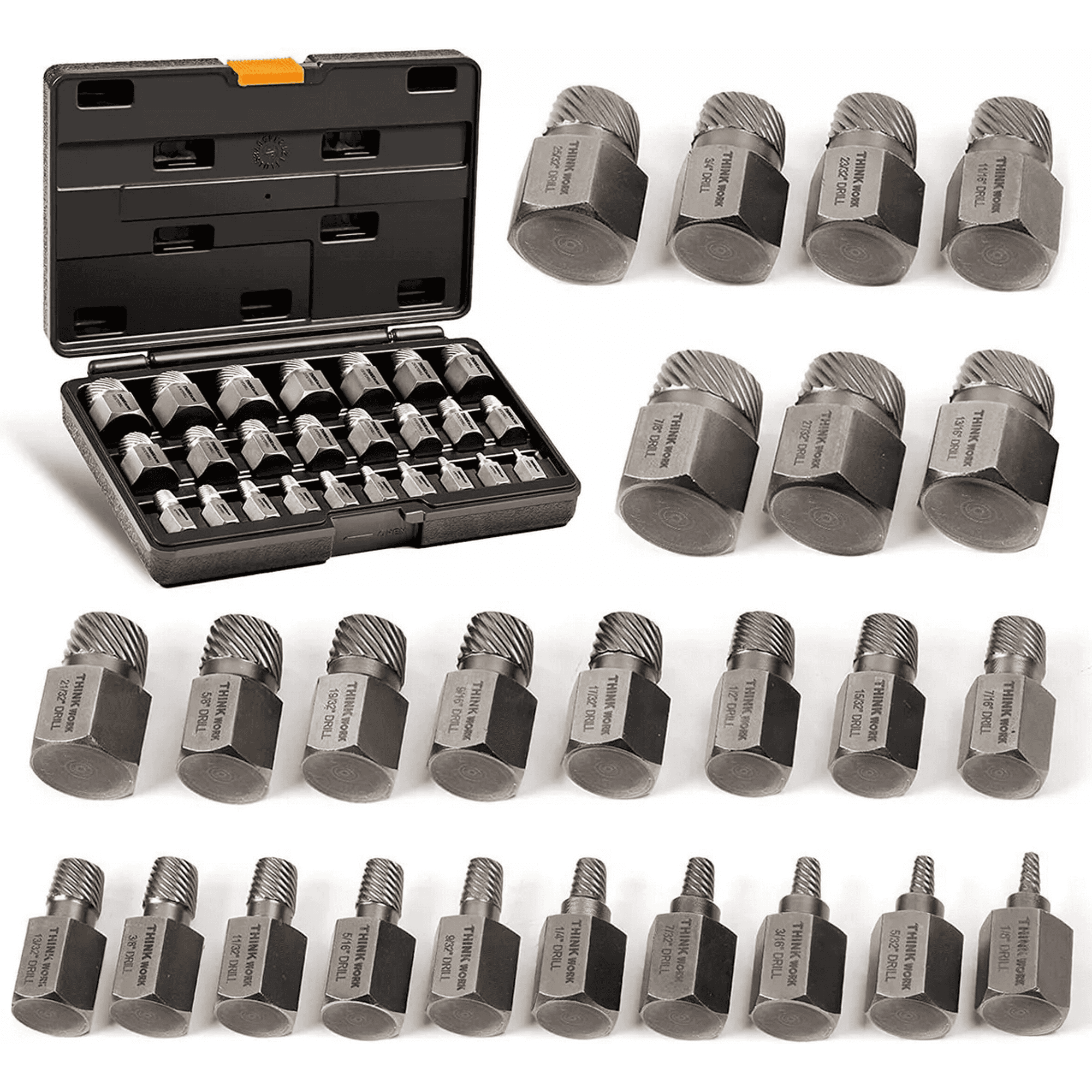 Juego De Extractores De Tornillos De Pernos 25 Pzs Gris/Negrro | Bodega ...