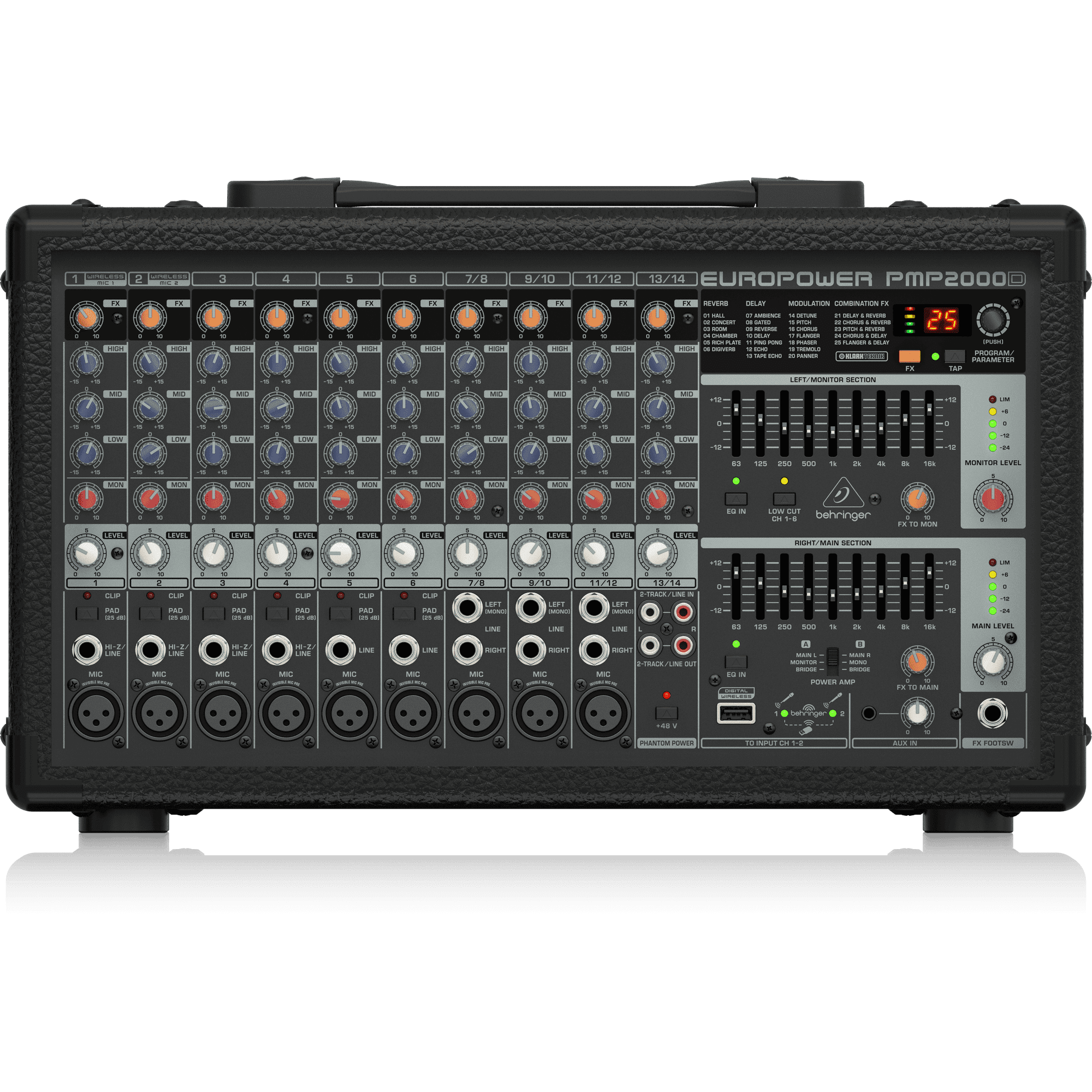 Behringer Europower PMP2000D Mezclador de audio Behringer PMP2000D ...