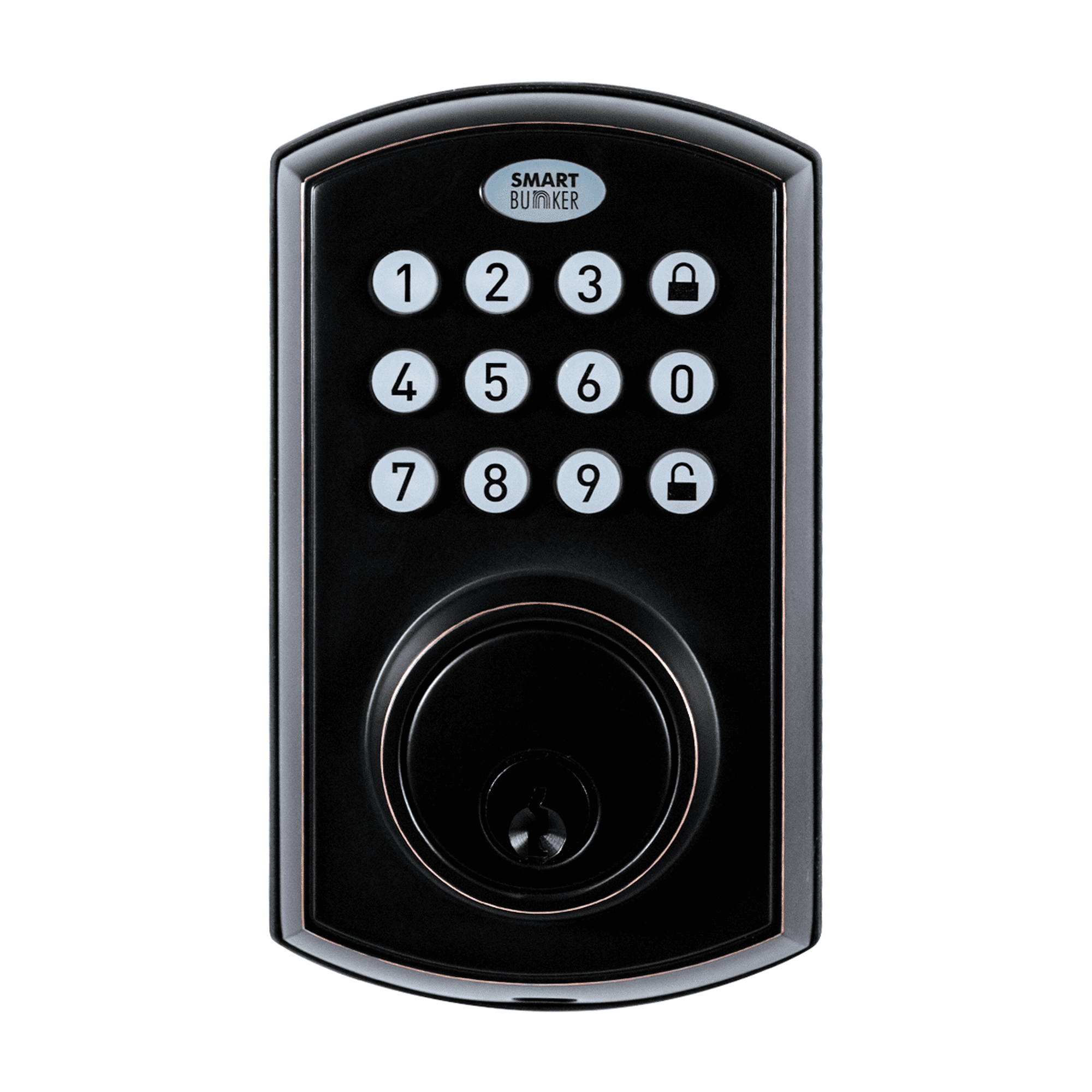 Cerradura Chapas Seguridad Eléctrica Inteligente Wifi Tuya SB- SE Cobre ...