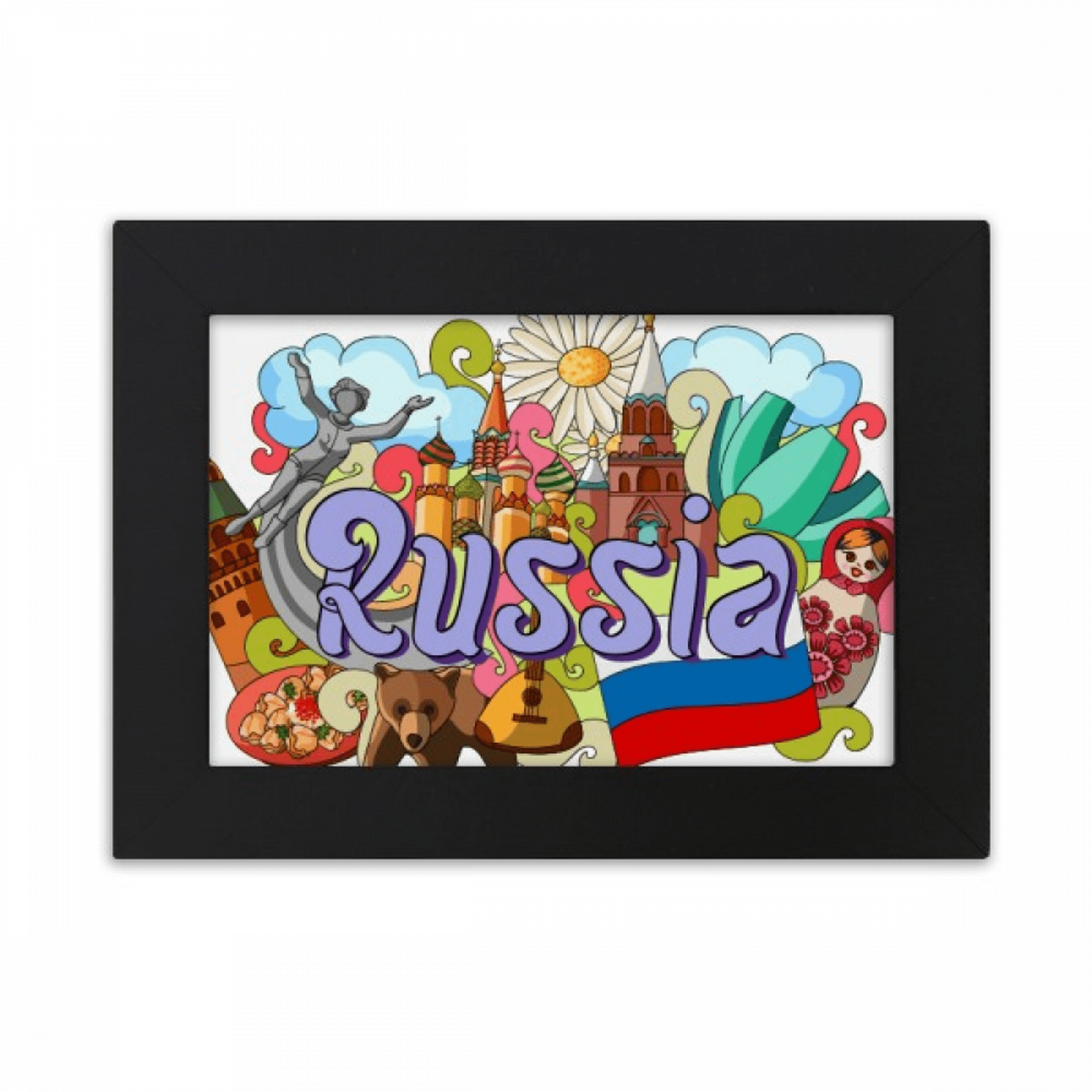 La Catedral de San Basilio mausoleo de Lenin Rusia Graffiti Marco de ...