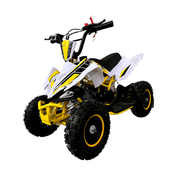 Motocicleta Infantil Shahoma ATV03 Premium Cuatrimoto 49cc Blanca y Amarillo | Walmart en línea