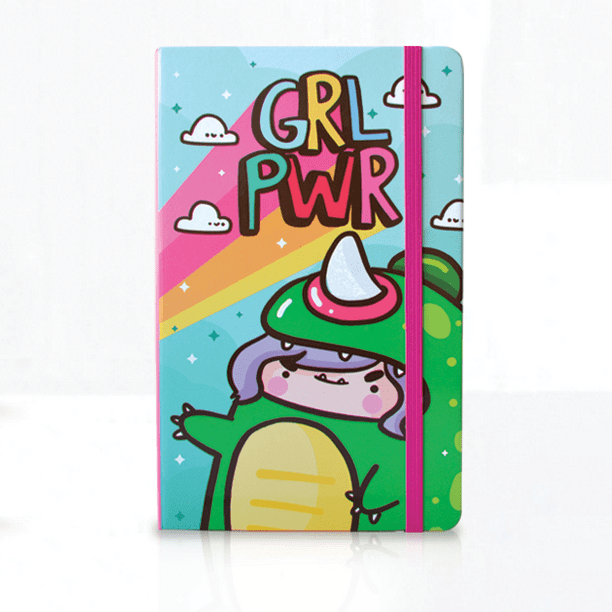 Libreta de Notas VANIA BACHUR GRL PWR Danpex de Notas Cubierta Vania Bachur GIRL PWR Azul ...
