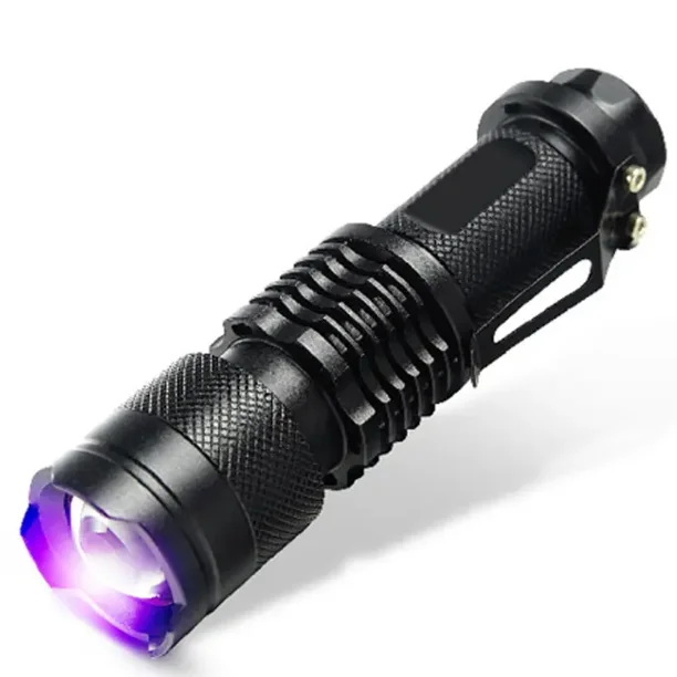 Linterna Ultravioleta De Luz Negra Led Mini Detector Portátil De