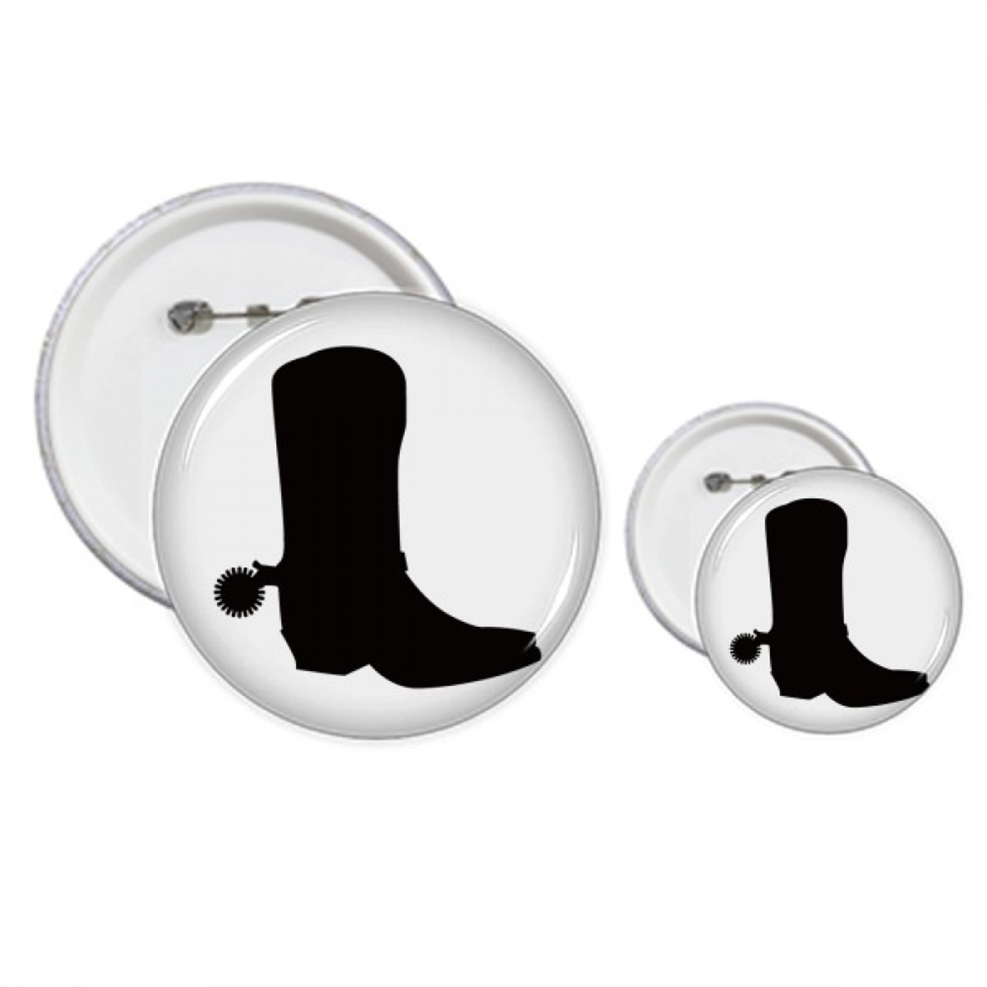 Botas altas mujer silueta patron negro Insignia insignia botón diseño ...