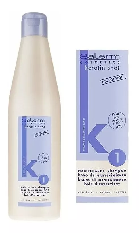 Champú Salerm Keratin Shot Maintenance 532 ml Salerm Keratin Shot ...