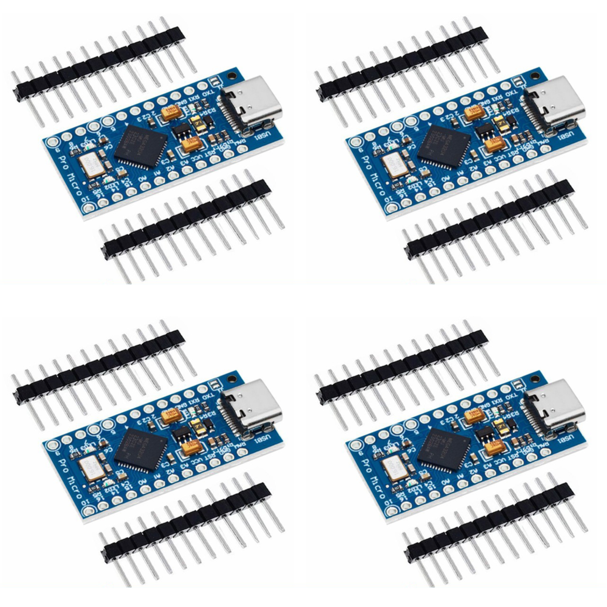 4uds. Pro Micro Module Board ATmega32U4 5V/16MHz para Arduino IDE V1.0. ...