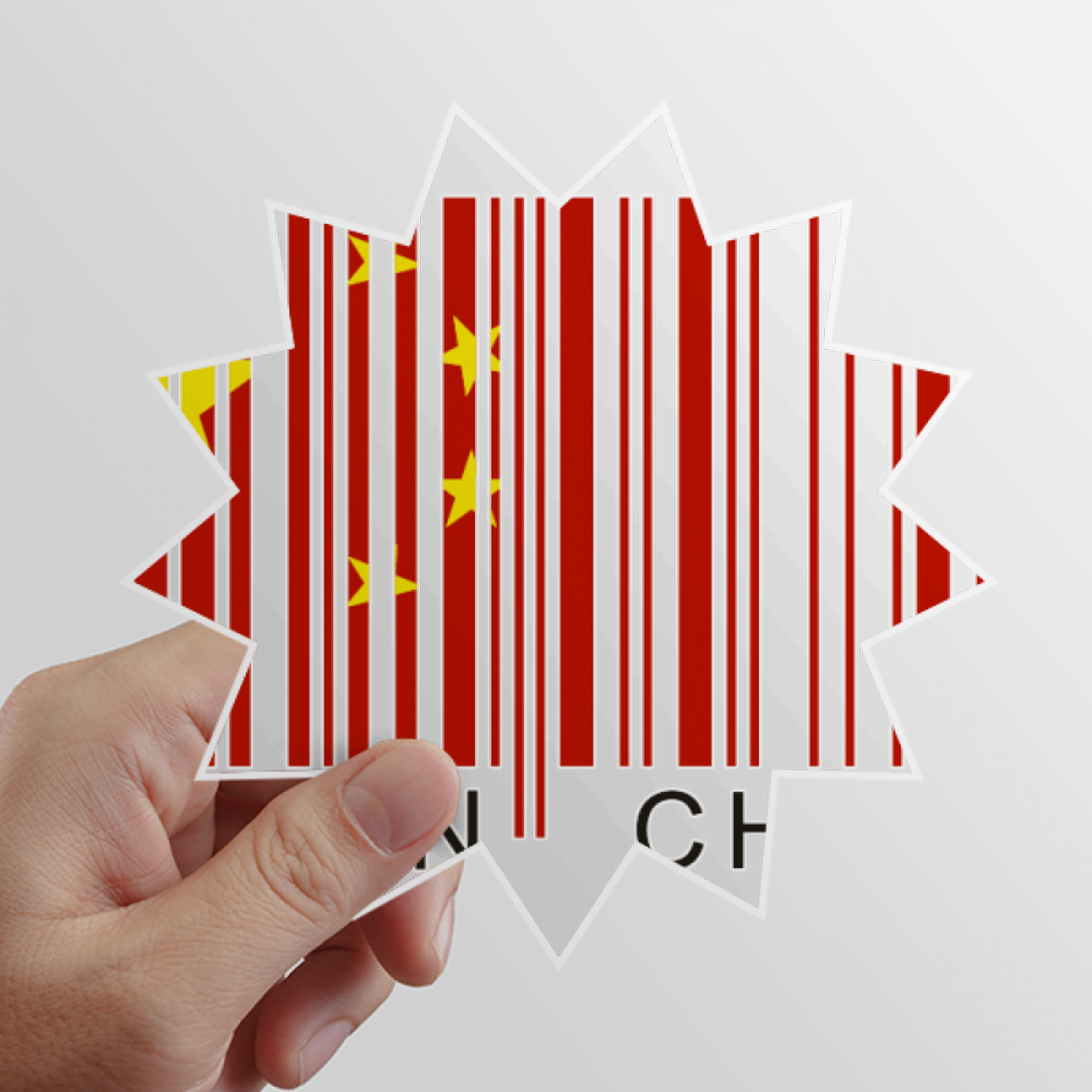 China Bar Code National chino Calcomanías solares de vinilo | Walmart ...